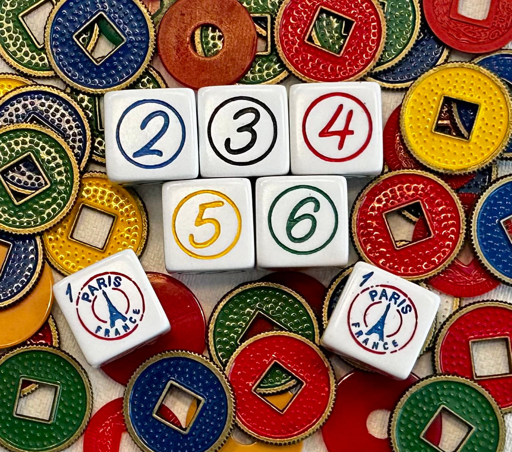 Limited Edition 2024 Summer Olympics in Paris Inspired Mahjong Dice ...