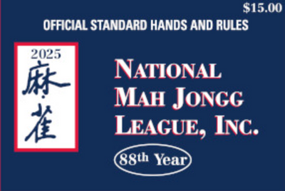 2025 National Mah Jongg League (NMJL) Card - Large – Modern Mahjong