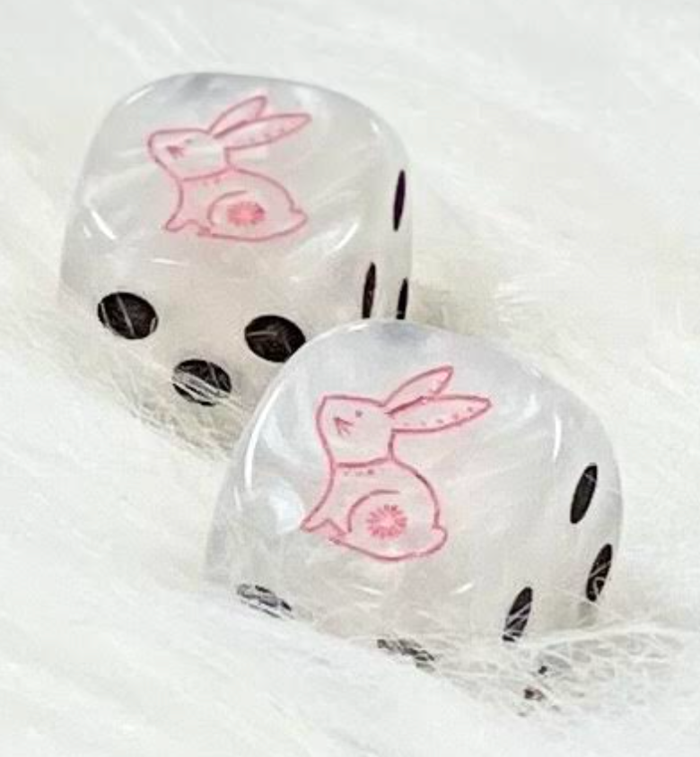 Year of the Rabbit Mahjong Dice™ - one pair of 16 mm dice – Modern Mahjong